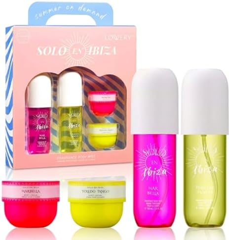Solo en Ibiza Coffret cadeau brume corporelle et crème pour le corps ...