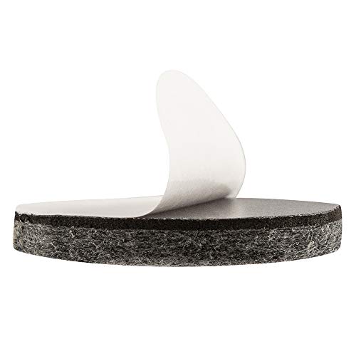 Snapklik.com : SoftTouch 1 1/2 Round Heavy Duty Felt Furniture Pads ...