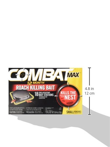 Combat Max 12 Month Roach Killing Bait-$7.00(61% Off) - Mojosavings.com