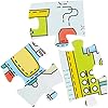 Amazon.com: 100 Piece Puzzle – Robot Factory - Kid's Robot Factory ...