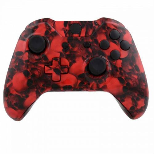 Amazon.com: ModFreakz® Shell Kit Hydro Dipped Hades Red Skull For Xbox ...