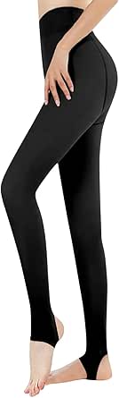 Amazon | [CHAMOKA] タイツ 透け感レディースタイツ 220/320g厚手ストキング 美脚 保温 発熱 防寒 着圧トレンカ 裏起毛 -15～15℃適用 (黒トレンカ, 220g ...