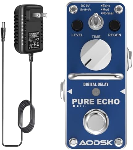 Amazon.com: AODSK Delay Effect Pedal,Digital Multi Delay,Portable Mini ...