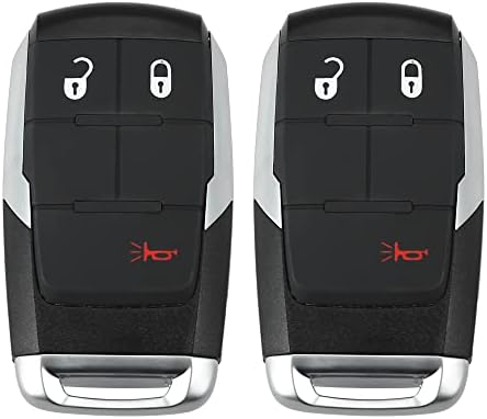 Amazon.com: X AUTOHAUX 2pcs 433Mhz Replacement Keyless Entry Remote Car Key Fob for Ram 2500 ...