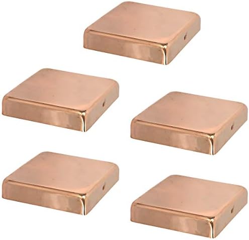 Amazon.com: 6x6 Copper Flat Top Post Caps (5-Pack) - Extended Lip ...