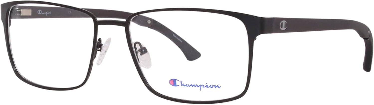 Amazon.com: Champion ZONEX100 C01 Eyeglasses Frame Tri-Flex Men's Matte ...