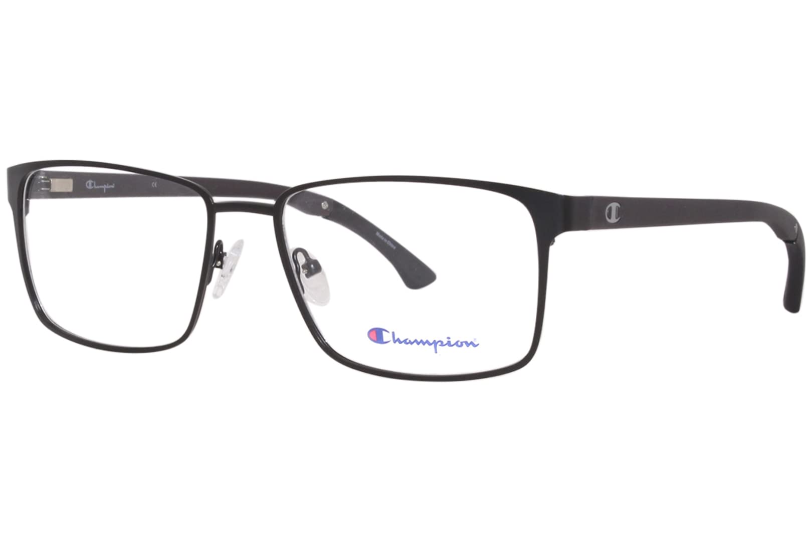 Amazon.com: Champion ZONEX100 C01 Eyeglasses Frame Tri-Flex Men's Matte ...