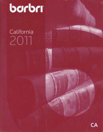 Barbri California Outline (2011-2012) (California Bar Exam): Barbri ...