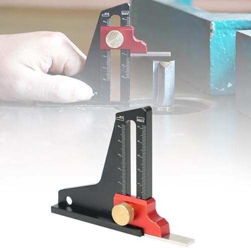 Table Saw Height Gauge, Dual Scales Home DIY Woodworking Height ...