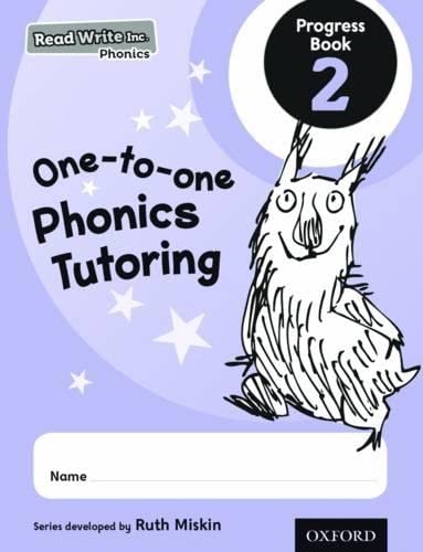 Read Write Inc. Phonics: One-to-one Phonics Tutoring Progress Book 2 ...