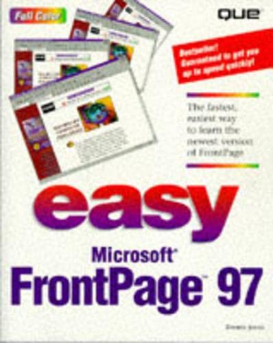 Buy Easy FrontPage 97 (Que's Easy Series) Book Online at Low Prices in ...