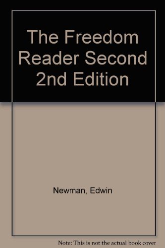 The Freedom Reader Second 2nd Edition: Edwin S. (editor) Newman: Amazon ...