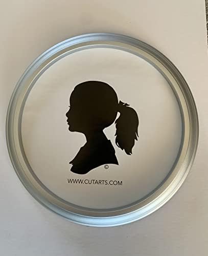 Amazon.com - CUT ARTS Round Black 8" Picture Frame