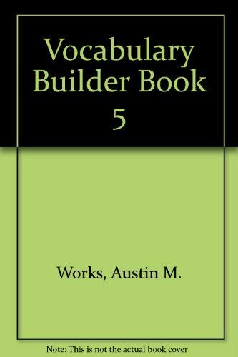 Amazon.com: Vocabulary Builder Book 5: 9780838800058: Works, Austin M ...