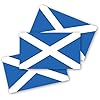 Amazon.com - 3x5 Scottish Flag Sticker 3-Pack Made with Durable ...
