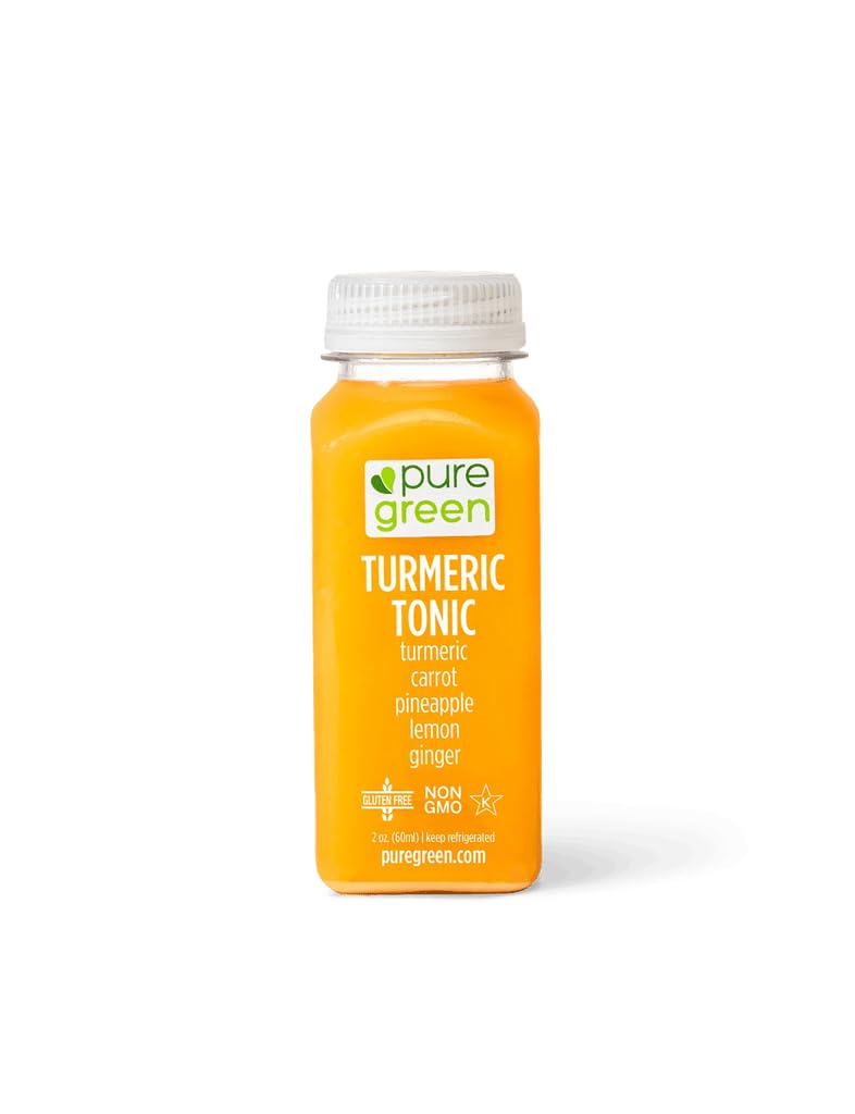 Amazon.com : Pure Green | Turmeric Tonic Shot with Turmeric, Carrot ...