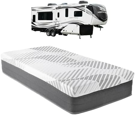 Amazon.com: Tru Lux Cool 12” Hybrid RV Mattress, Split Cali King 36x84 ...
