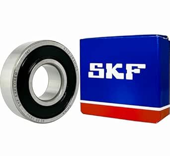 2PACK SKF 6202-2RSHC3 15X35X11MM C3 Double Rubber Seal Bearings Deep Groove Ball Bearings ...