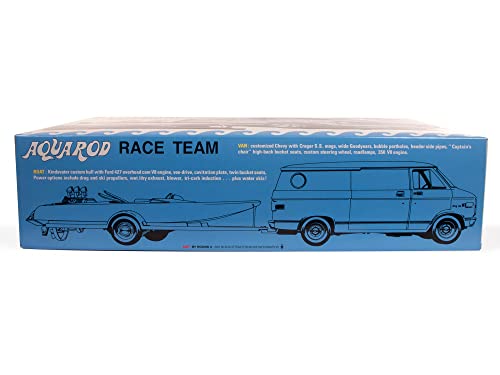 AMT Aqua Rod Race Team 1975 Chevy Van, Race Boat & Trailer 1:25 Scale ...