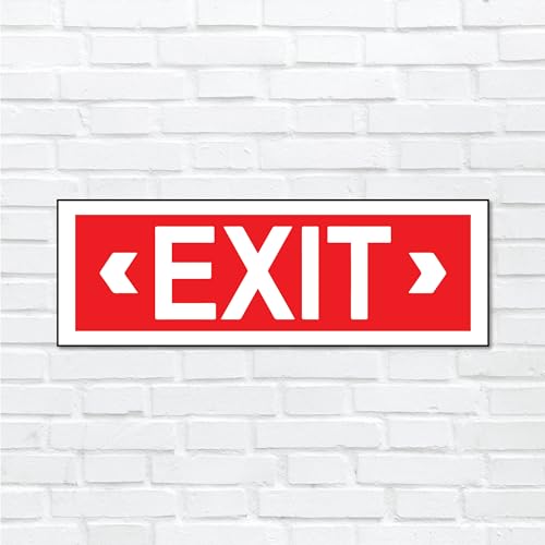 Buy SIGN EVER Exit Sign Boards For Factory Bank Office Hospital ...