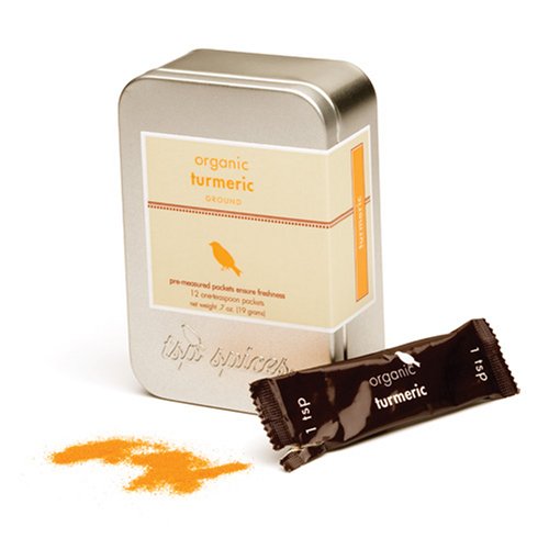 Amazon.com : Tsp Spices Ground Organic Turmeric, 12 One-teaspoon ...