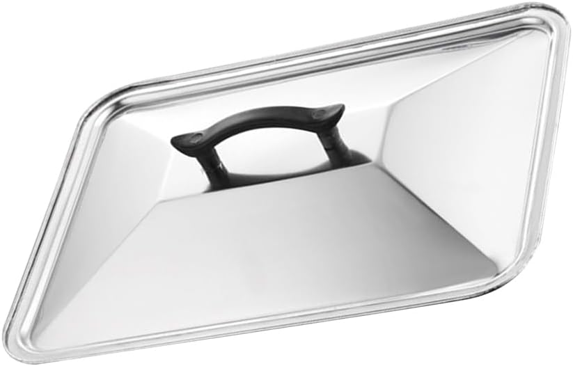 Amazon.com: MAGICLULU Pan with Lid Hotel Pan Cover Square Tool ...