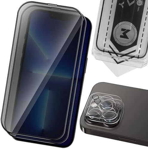 Amazon.com: SOOPUR [2 Pack Matte Privacy Screen Protector for iPhone 13 ...