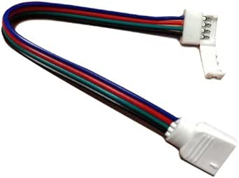Amazon.com: MiniWatts 4 Pin PCB to Connector For 5050 RGB LED Strip ...