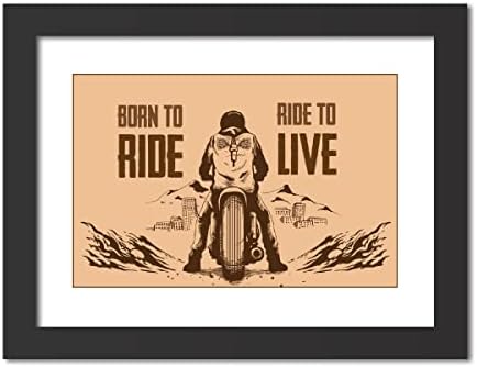 TenorArts Motorcycle Riding Poster Bikers Inspirational Enfield Bullet ...