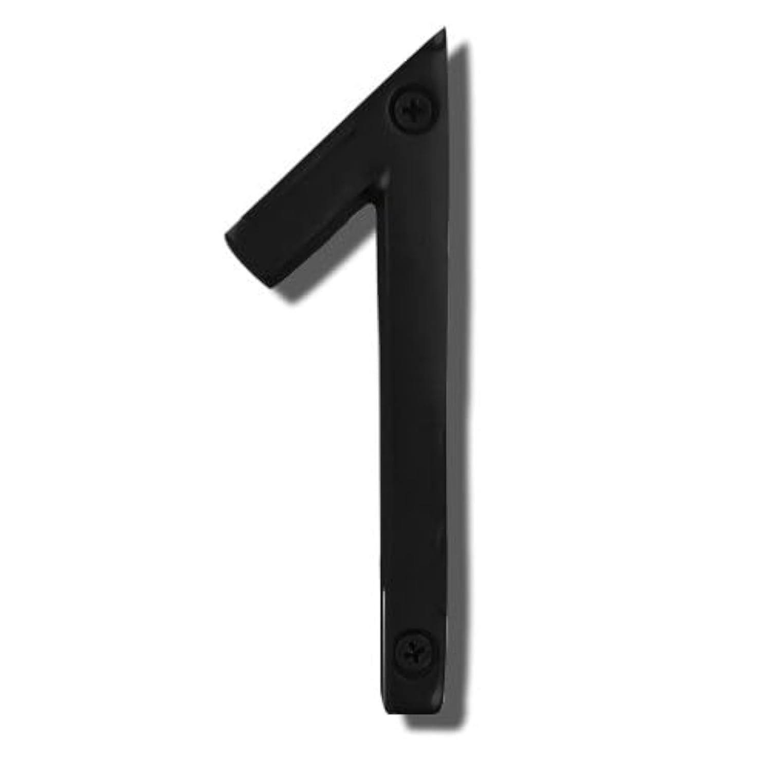 Snapklik.com : NACH Floating House Numbers, 5 Inch Aluminum Black House Numbers For Outside ...
