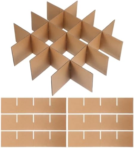 Amazon.com: 2 Sets Pcs Moving Boxes Divider: Glass Dividers 13.17X3 ...