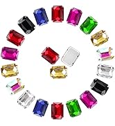 Amazon.com: Sew on Rhinestones, 148PCS Mixed Shapes Sewing Glass ...