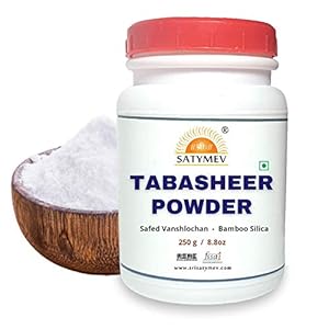 Buy SriSatymev Tabasheer Powder 250g (Pack of 5), Tabashir, Tabachir ...