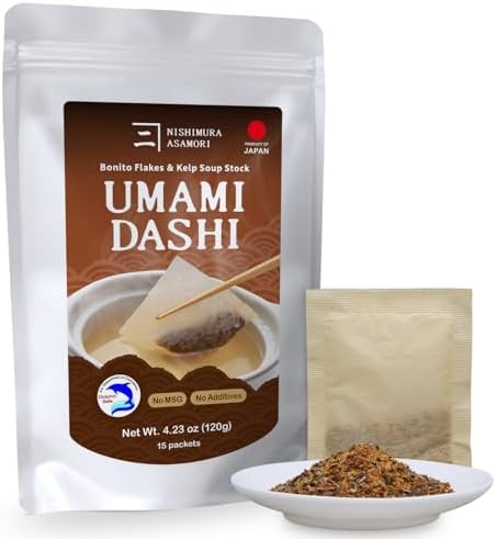 Amazon.com : Dashi Stock Powder 15 Packets 4.23 oz (120 g), Umami Broth ...