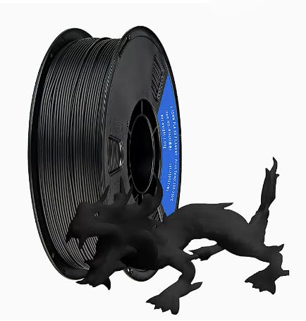 Amazon.com: PLA Wire 1.75mm Black, 1.75 PLA 3D Printer Wire 1kg ...