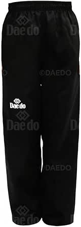 Amazon.com: Daedo Taekwondo Training Pants - Taekwondo and Karate Pants, 100% Ribbed Polyester ...