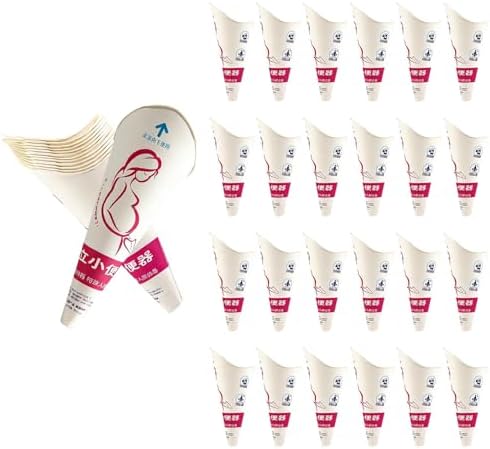 Amazon.com : JFRHUDS 24 Pack Standing Pee Funnel for Women, Travel ...