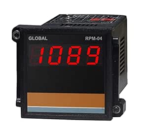 Global RPM-04 Digital Rate Indicator (4 Digit 7 Segment LED Display ...