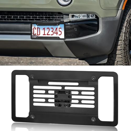 Amazon.com: Jaronx Compatible with Rivian R1T R1S License Plate Bracket ...