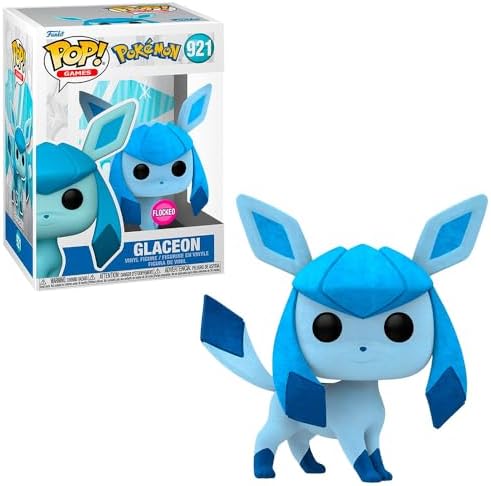 Amazon.com: Funko Pop! Games glaceon Flocked hot Topic Exclusive Vinyl ...