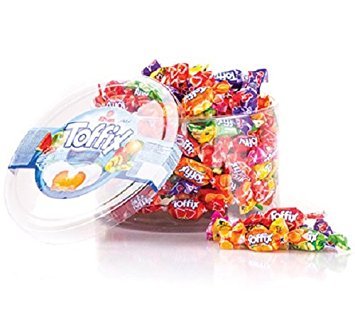 Amazon.com : Individually Wrapped Candies Toffix Assorted Fruity Filled ...