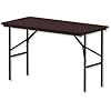 Amazon.com: Alera FT724824MY Wood Look Folding Table, 48w x 24d x 29h ...
