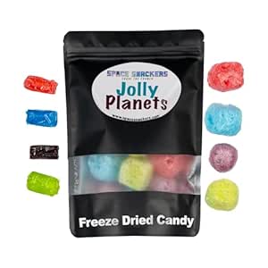 Amazon.com : Space Snackers - Jolly Planets - Exciting Crunchy Freeze ...