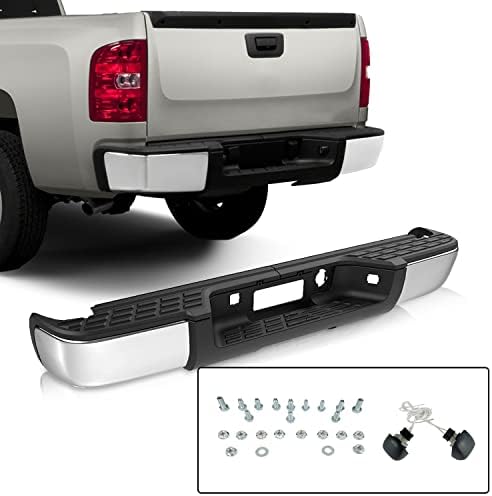 Amazon.com: KUAFU Rear Step Bumper Compatible with 1999-2007 Chevy ...