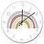 Amazon.com: ArogGeld Rainbow Boho Clock Nursery Decor Wall Clock ...