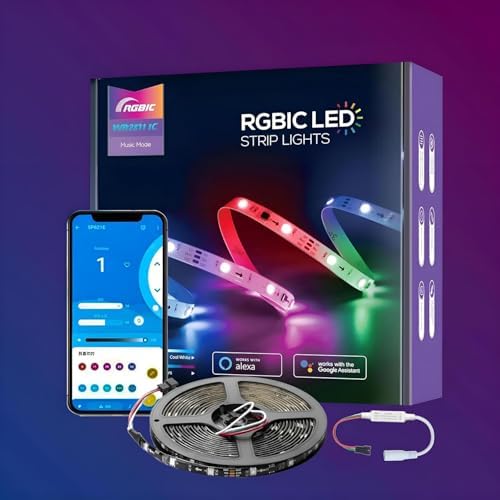 Pixel SYNC Smart RGBIC LED Strip Light, App Control Led Strip, Music ...