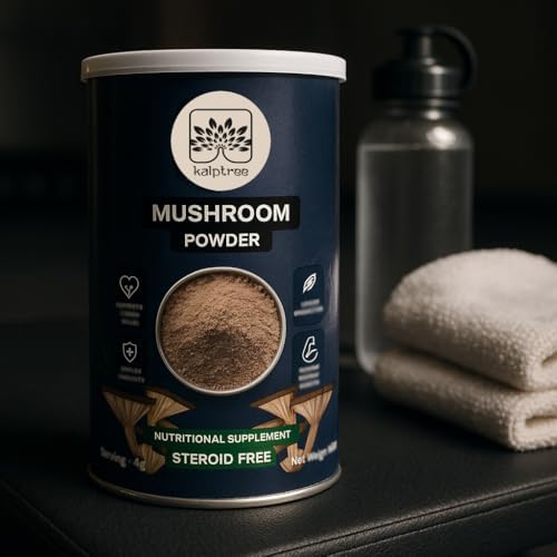 Kalptree Organic Mushroom Powder, 100g, Daily Superfood Supplement ...