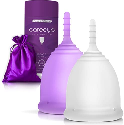 Amazon.com: CareCup Menstrual Cups - Set of 2 Reusable Period Cups ...