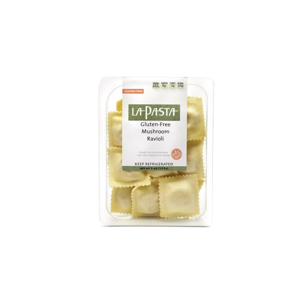 Amazon.com: La Pasta Gluten Free Mushroom Ravioli (Case of 8) : Grocery ...