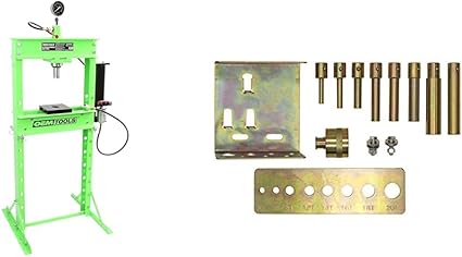 Amazon.com: OEMTOOLS 20 Ton Air Hydraulic Press with Double Speed Pump ...